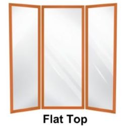 WM1010-1 Dressing Room Style Custom Three Panel Dressing Mirror-